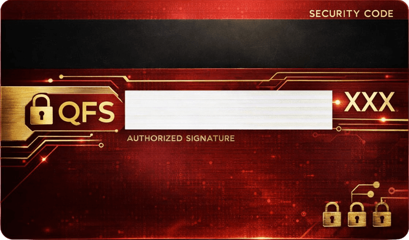 QFS Red Card | Elite Financial Sovereignty